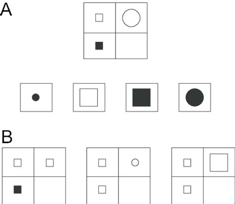 A Typical Matrix Problem The Task Is To Decide Which Of The Four Download Scientific Diagram