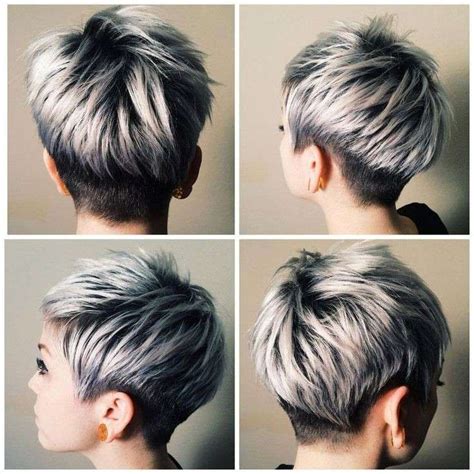 Tagli Corti Capelli Grigi Capelli Corti