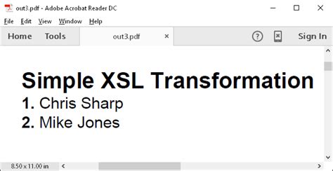 Create Pdf Documents From Any Xml Format Codeproject