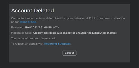Unauthorized Disputed Charges Ban Platform Usage Support Developer Forum Roblox
