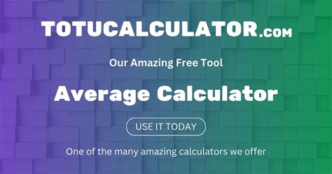 Average Calculator Mean Value Calculator