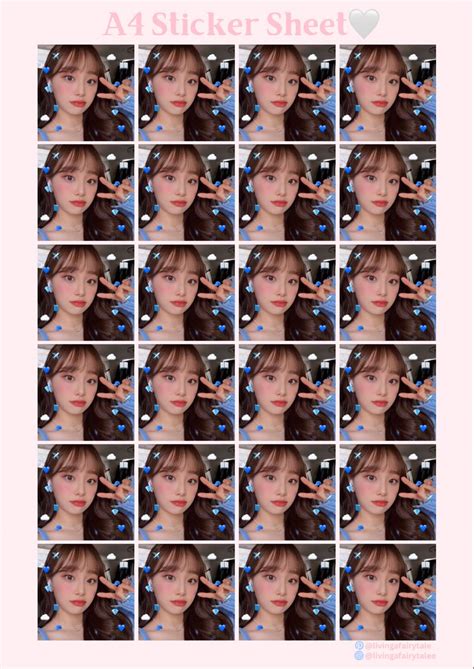 Kpop Freebies Printable Stickers Chuu Loona Printables Freebies