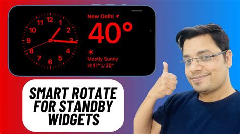 How To Enabledisable Smart Rotate For Widgets In Iphone Standby Mode In Ios 1817 Youtube