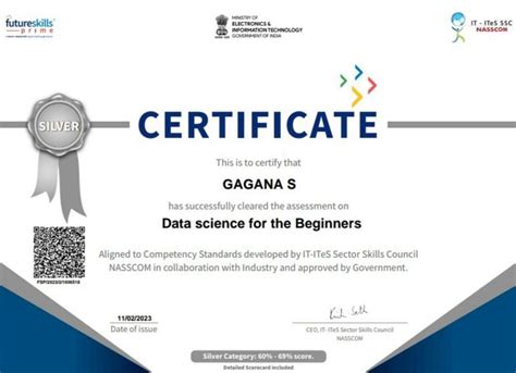 Gagana S On Linkedin Datascience Nasscom Futureskills Careergrowth Techskills