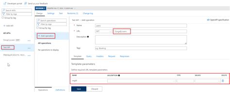 Path Parameter In Api Suffix Azure Api Management Stack Overflow