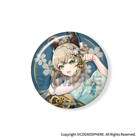 [입고 완료] 원신 우체국 콜라보 공식 빅 캔 뱃지 키라라 원신 공굿 공식 굿즈 도키도키굿즈