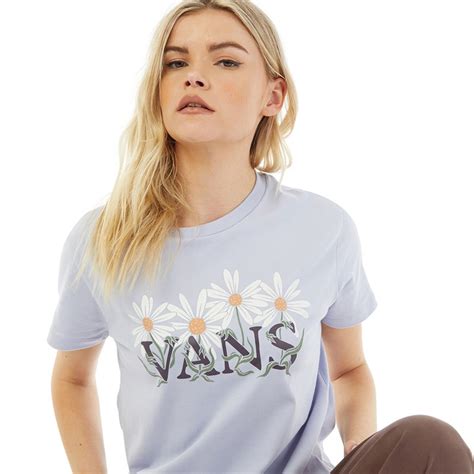 Buy Vans Womens Flower Friends T Shirt Cosmic Sky