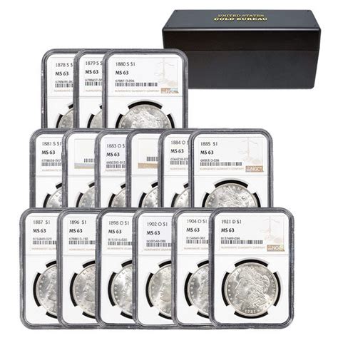 15 Piece Morgan Silver Dollar Set