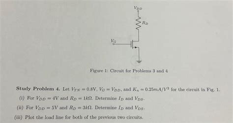 Solved Figure Circuit For Problems And Study Problem Chegg Com