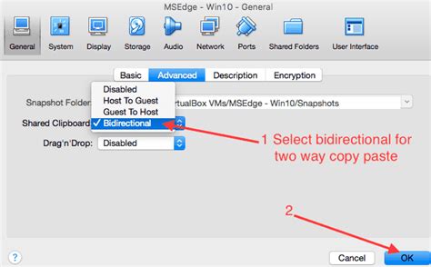 Mac VirtualBox Enable Copy Paster From To Windows 10 InfoHeap