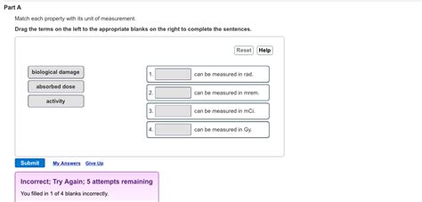 Solved Part A Match Each Property With Its Unit Of Chegg Com