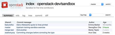 Using Sandbox For Practice — Upstream Training Guide 20162 Documentazione