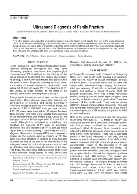 Pdf Ultrasound Diagnosis Of Penile Fracture