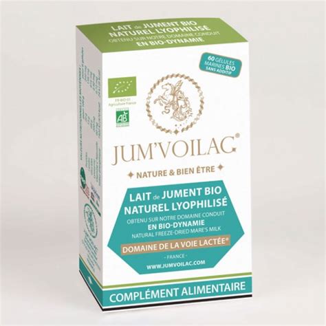 Jumvoilac Gélules De Lait De Jument Sevellia