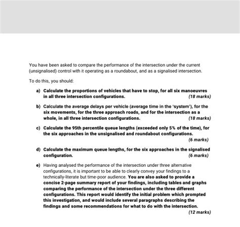 Solved Problem 4 Intersection Analysis And Design