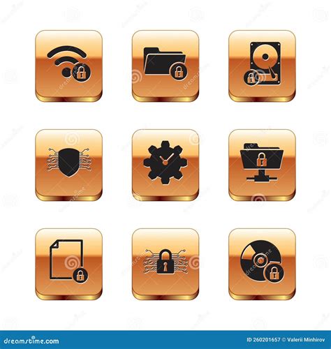Set Wifi Locked Document And Cyber Security Time Management And