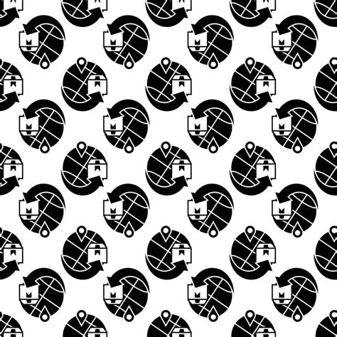 Global Parcel Delivery Pattern Seamless Vector 15881248 Vector Art At