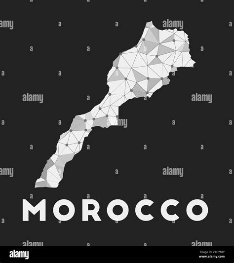 Morocco Communication Network Map Of Country Morocco Trendy