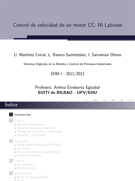 Pwm Con Labview Pdf Enseñanza De Matemática Áreas De Informática