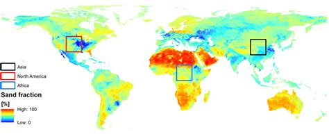 Example Regions Selected To Evaluate The Scaling Variance Loss From
