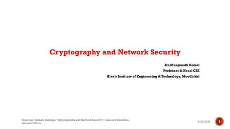 Cryptography And Network Security Module Ipdf