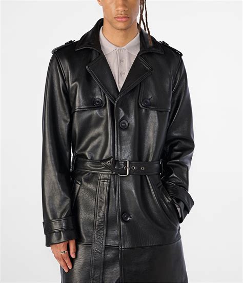 Mens Trench Coats Leather Coats And Jackets