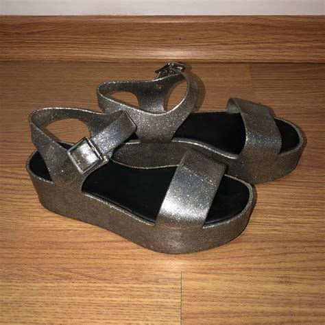 Melissa Glitter Plataforma Sandália Feminina Melissa Usado 84316988