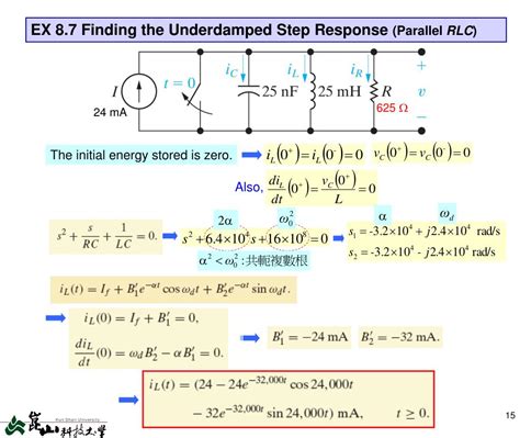 ppt chap 8 natural and step responses of rlc circuits powerpoint presentation id 5806297