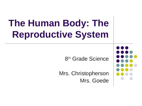 Ppt The Human Body The Reproductive System Dokumen Tips