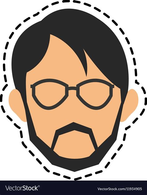 Isolated Man Design Royalty Free Vector Image VectorStock