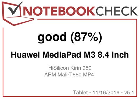 Huawei Mediapad M Tablet Review Notebookcheck Net Reviews