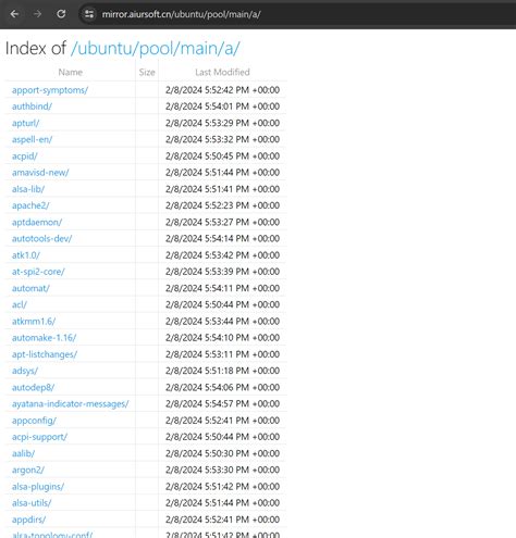 Setup A Ubuntu Apt Mirror Server Anduin Xue