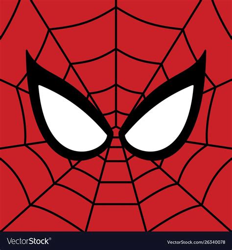 Spider Man Mask 26340078 Royalty Free Vector Vectorstock Cara