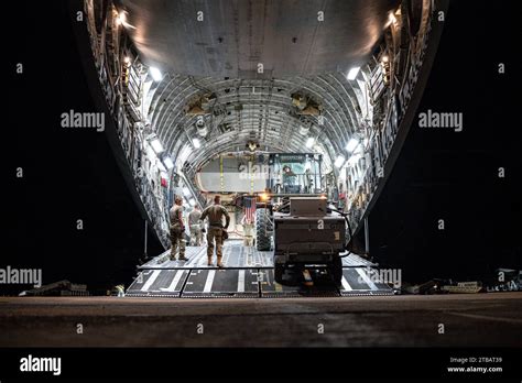 Uscentcom Undisclosed Location 9th Nov 2023 Us Air Force Airmen