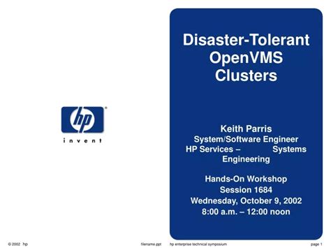 Ppt Disaster Tolerant Openvms Clusters Keith Parris Powerpoint Presentation Id9515312