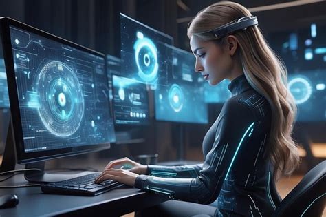 Premium Photo Futuristic Tech Fusion Internet Iot And Digital Innovation