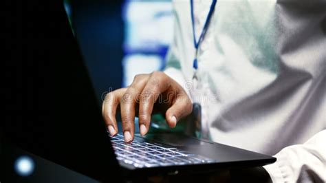 Expert Installing Server Room Firewalls Stock Photo Image Of Setting Backup