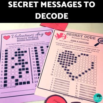 Valentine S Day Binary Coding Unplugged By Curiosity And The Hungry Mind