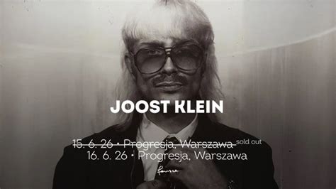 Joost Klein Bilety Na Koncerty 2026 Ebiletpl