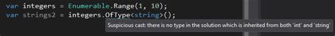 Resharper Using Custom Patterns To Catch Subtle Bugs With OfType