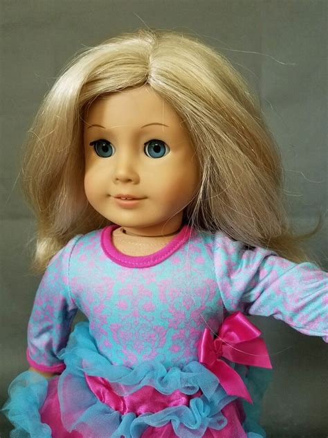 American Girl Blonde Hair And Blue Eyes 18 Ebay