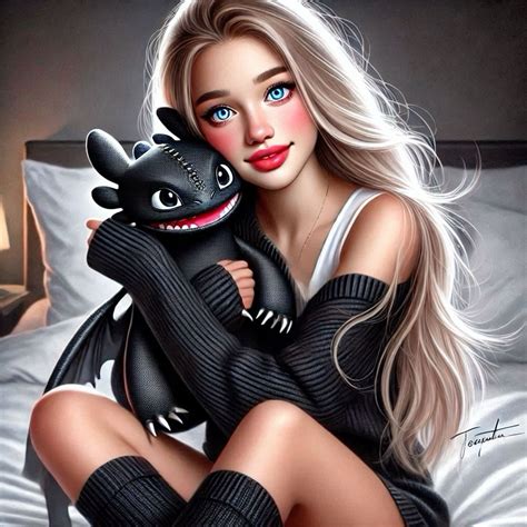 Toothless Girl Dragon Alternative Disney Characters Modern Astrid