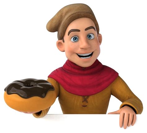 중세 역사적 인물의 일러스트 프리미엄 사진