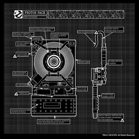 Proton Pack Schematics Ghostbusters Proton Pack Schematics