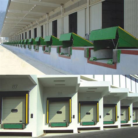 Fixed Dock Leveler With Height Adjustable Plate For Loading And Unloading Platform