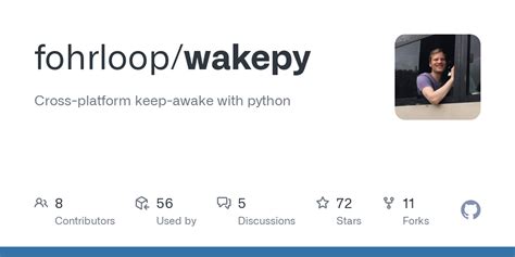 Github Fohrloopwakepy Cross Platform Keep Awake With Python