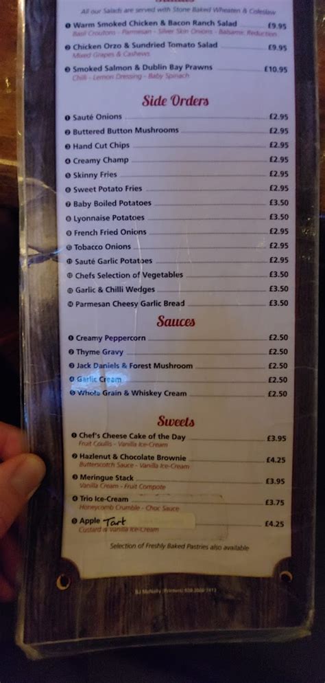 The Brass Monkey Newry Menu Taste The Best Of Newrys Cuisine