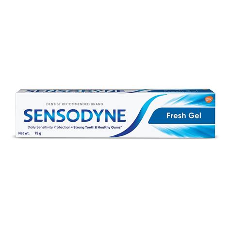 Sensodyne Fresh Gel Sensitive For Healthy Gums And Strong Teeth Daily Protection Toothpaste