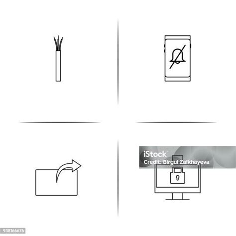 네트워크 및 데이터베이스 간단한 선형 아이콘 설정합니다 개요 벡터 아이콘 0명에 대한 스톡 벡터 아트 및 기타 이미지 0명 디자인 맹꽁이자물쇠 Istock