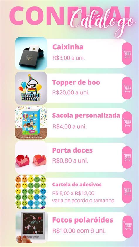 Catálogo De Produtos De Papelaria Personalizada Curso De Papelaria